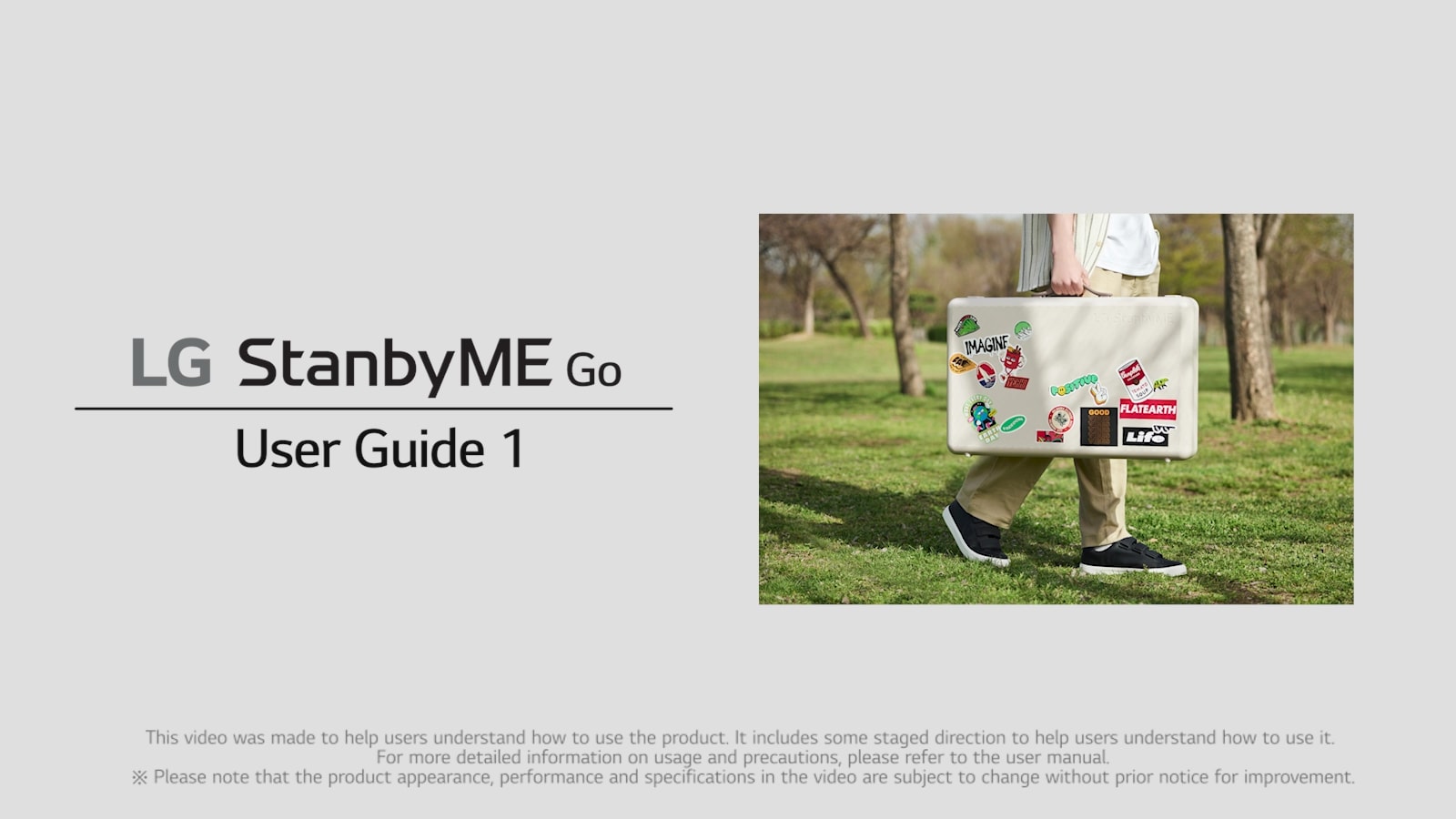 StanbyME Go | How to Videos | LG Global